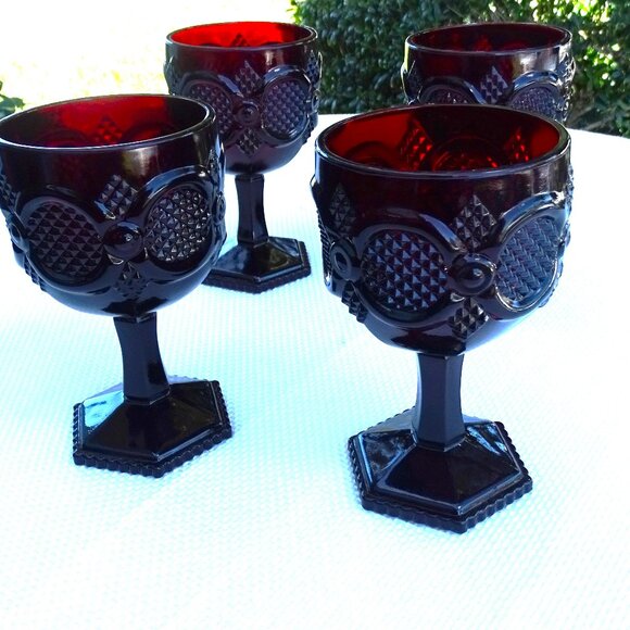 Avon | Dining | 876 Avon Cape Cod Victorian Style Water Goblets | Poshmark